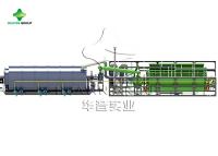 China Small Scale Waste Plastic Pyrolysis Plant Plastic To Fuel Machine for sale