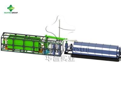 China 4 Ton Tyre Recycling Machine To Fuel Oil Small Pyrolysis Machine for sale