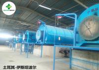 China 10 Tons Used Tyre Rubber Plastic Pyrolysis Plant To Fuel Oil Fast Intallation for sale