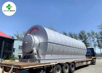 China 1 Ton Plastic Pyrolysis Machine For Plastic To Oil Plant Easy Operating for sale