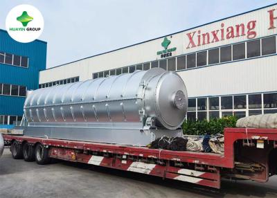 China 4Ton Containerzied Mini Waste Plastic Pyrolysis Plant To Fuel Oil for sale