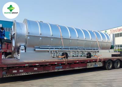 China Small Scale Waste Plastic Pyrolysis Plant Production Line No Need Installation for sale
