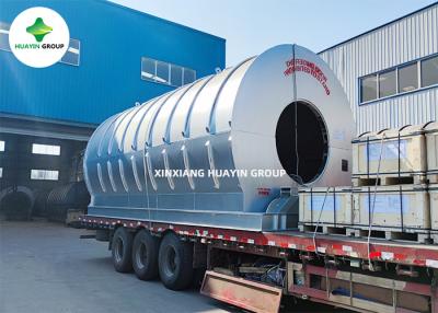 China 30 Ton Tire Pyrolysis Plant Waste To Energy Pyrolysis Machine Fuel Oil for sale