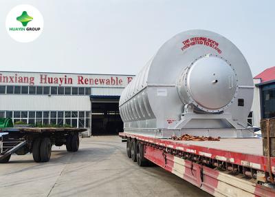 China 10 Ton Plastic Tire Pyrolysis Oil System Waste Tyre Recycling To Diesel Fuel for sale