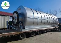 China Small 5 Ton Waste Tyre Pyrolysis Plant Unit To Fuel Oil Process for sale