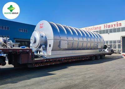 China Huayin Small Waste Plastic Pyrolysis Plant With High Efficiency 30t for sale