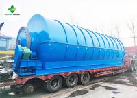China Batch Type Pyrolysis Reactor Machine Convert Plastic To Fuel Oil Machine for sale