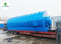 China Small 5 Ton Waste Tyre Pyrolysis Plant Unit To Fuel Oil Process for sale