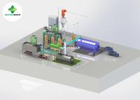 China 15T Per Day Waste Tire Pyrolysis Plant To Fuel Oil And Diesel Layout Design for sale