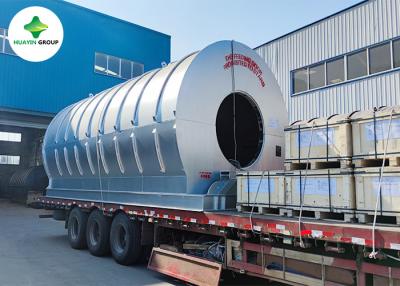 China Small Waste Tyre Pyrolysis Machine Tyre Recycling To Fuel Oil for sale