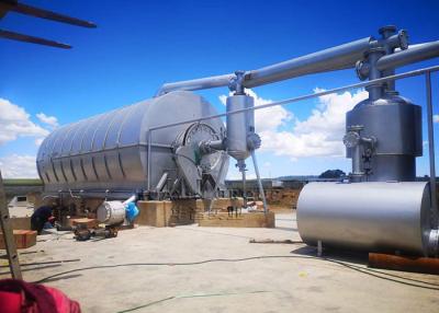 China Small Waste Tyre Pyrolysis Plant To Fuel Oil Environmental Friendly for sale