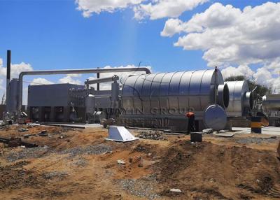 China 20 Tonne Waste Tyre Recycling Machine Pyrolysis Furnace To Fuel Oil for sale