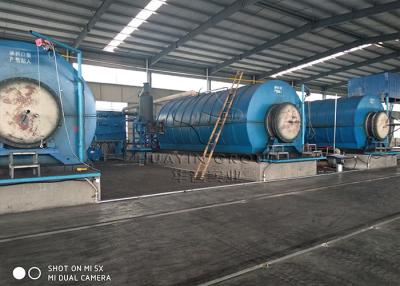China Non Catalytic Waste Tyre Pyrolysis Plant 20 Ton Waste Plastic To Fuel Oil Pyrolysis Plant for sale