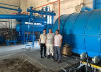 China Petrol Pyrolysis Tyre Recycling Plant Carbon Black 10 Ton for sale