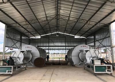 China 25T Waste Plastic To Fuel Oil Pyrolysis Plant CE ISO Huayin for sale