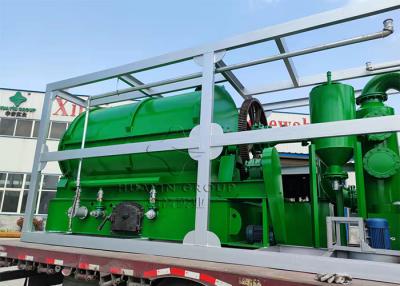 China Container Type Waste Tyre Pyrolysis Plant Small Automatic Tyre To Diesel for sale