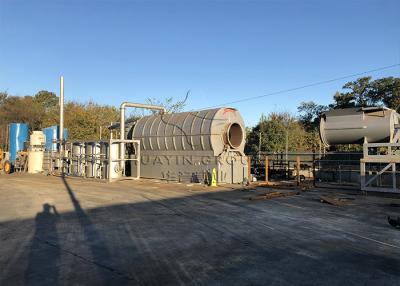 China Scrap Rubber Pyrolysis Machine Waste Tire 20t Feasbility Huayin for sale