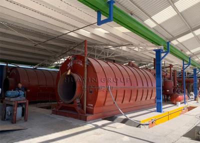 China 10 Ton Waste Tyre Pyrolysis Oil To Diesel Rubber Plastic for sale