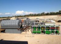 China 30 Ton Continuous Tyre Pyrolysis Plant Batch Type With High Oil Yield PLC Control for sale
