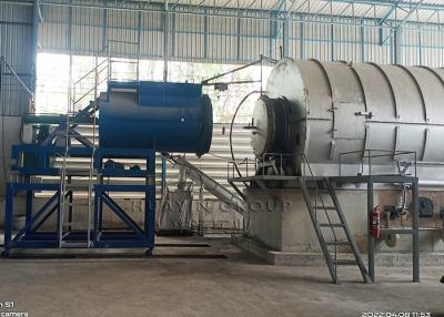 China 30 Ton Car Tire Pyrolysis Machine To Convert Plastic To Fuel for sale