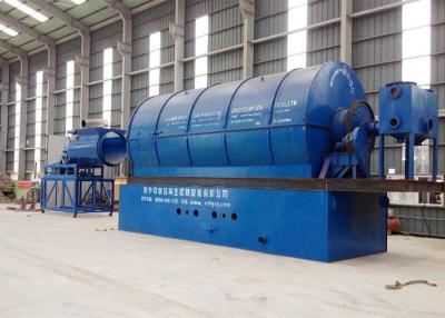 China Green technology waste management pyrolysis plastic waste to oil production machine for sale