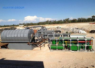 China Scrap Tire Recycling Small Pyrolysis Plant 10 Ton To Energy And Gas for sale