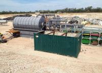 China 10 Ton Rubber Waste Tyre To Oil Pyrolysis Plant Environmental Friendly for sale