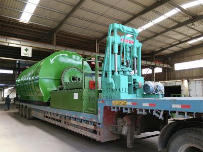 China Non Catalytic Plastic Oil Tyre Pyrolysis Plant 1-15 Ton for sale