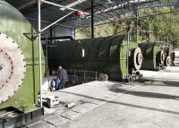 China 100 Ton Waste Tyre Pyrolysis Machine Batch Type Combined Pyrolysis And Electricity Generation for sale