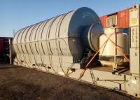 China Small Pyrolysis Plant Plastic Waste To Fuel , CE Waste Tire Recycling Plant for sale