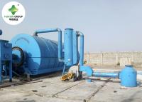 China Machine Plastic Into Fuel Petrol Pyrolysis Machine 12 T Waste Tire Pyrolysis Plant for sale