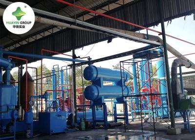 China Waste Plastic Into Oil Machine That Turns Plastic Into Fuel 10 Ton Huayin for sale
