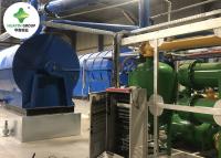 China Small Waste Tire Pyrolysis 1 Ton To Diesel Plastic batch type for sale