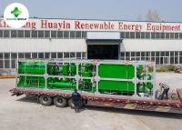 China 1.5 Ton Waste Plastic Pyrolysis Plant Domestic Skid Mounted Huayin for sale