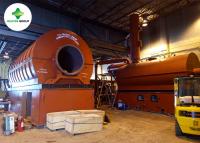 China 10 Tons Waste Tyre Pyrolysis Plant Rubber Scrap Plastic Pyrolysis Plant Industry Scale for sale