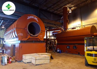 China 10 Tons Waste Tyre Pyrolysis Plant Rubber Scrap Plastic Pyrolysis Plant Industry Scale for sale
