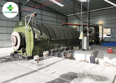 China 100 Ton Waste Tyre Pyrolysis Machine Batch Type Combined Pyrolysis And Electricity Generation for sale