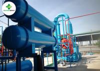 China Batch Type Pyrolysis Tyre Plastic To Petrol Making Machine Huayin For Rubber And Tires for sale