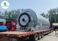 China Small 2 Ton Batch Waste Plastic Recycling Plant To Diesel for sale