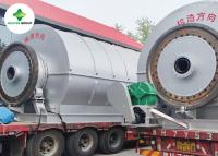 China ISO Small Waste Tyre Pyrolysis Machine 5 Ton Environmental Friendly Plastic Waste To Oil for sale