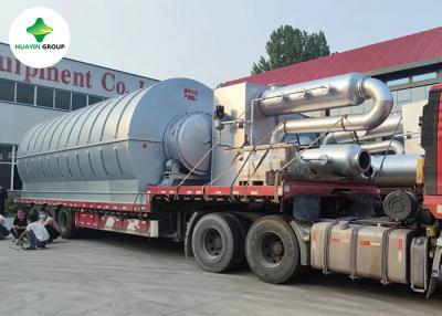 China 3 Ton Portable Plastic Pyrolysis Plant 40ft Container for sale