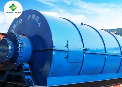 China Batch Type Small Pyrolysis Plant 10 Ton Waste Tire Recycle To Fuel Oil for sale