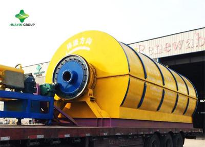 China 500 Liter Waste Tyre Recycling Plant Plastic To Diesel Green Technology for sale