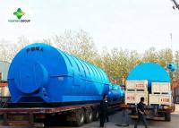 China Batch Type Small Pyrolysis Plant 10 Ton Waste Tire Recycle To Fuel Oil for sale