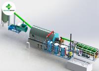 China Small Plastic Pyrolysis Tyre Recycling Plant Full Automatic To Oil for sale