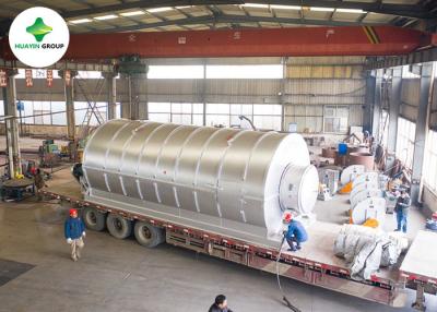 China 12 Tonnes Small Pyrolysis Tire Recycling System In Poland To Fuel Oil for sale