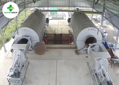 China 20 Ton Small Pyrolysis Plant Huayin Tyre Recycling To Diesel for sale