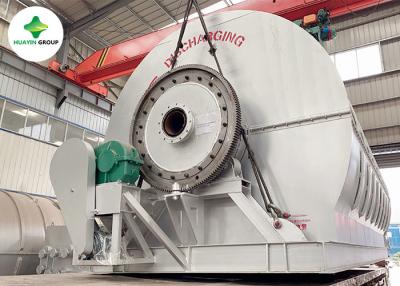China 10 TPD Small Pyrolysis Plant In Iran Waste Tire Huayin 10 Ton for sale
