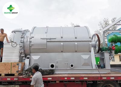China Huayin Pilot Mini Pyrolysis Plant Convert Plastic To Fuel Oil for sale