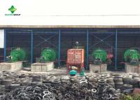 China Tyre Pyrolysis Oil Plant Batch Type Plastic To Petrol Diesel Fuel for sale